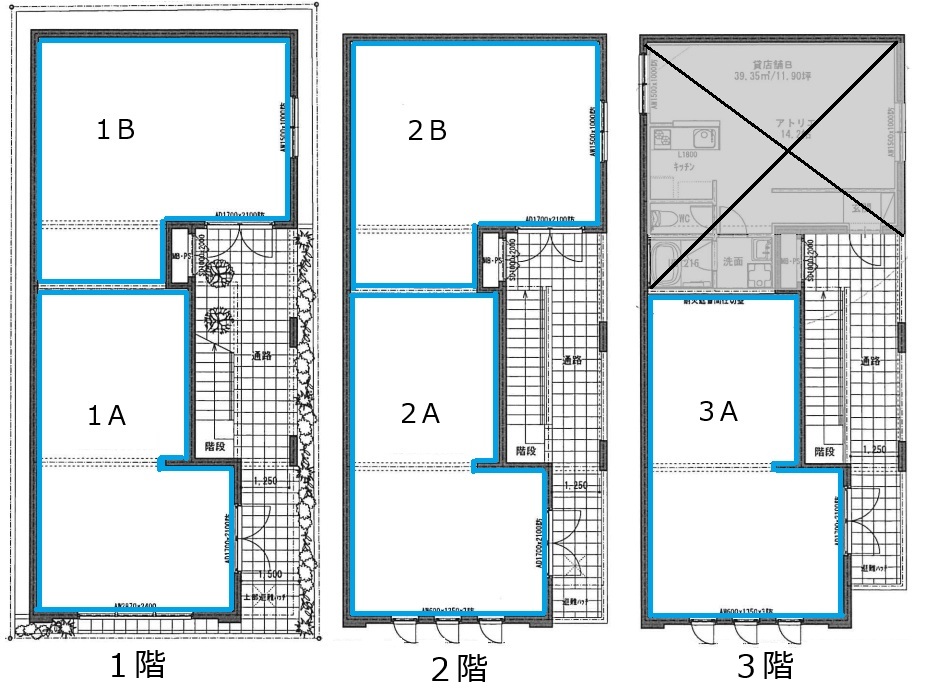 Seed・Foglia（シード・フォーリア）鷹匠 2階A/静岡市葵区(日吉町駅)の貸店舗物件情報【店舗ネットワーク】